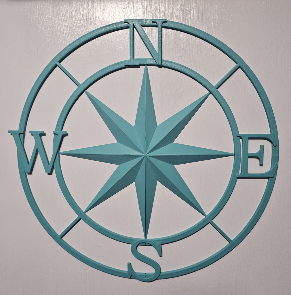 Compass Rose by Sam Schultz | Download free STL model | Printables.com
