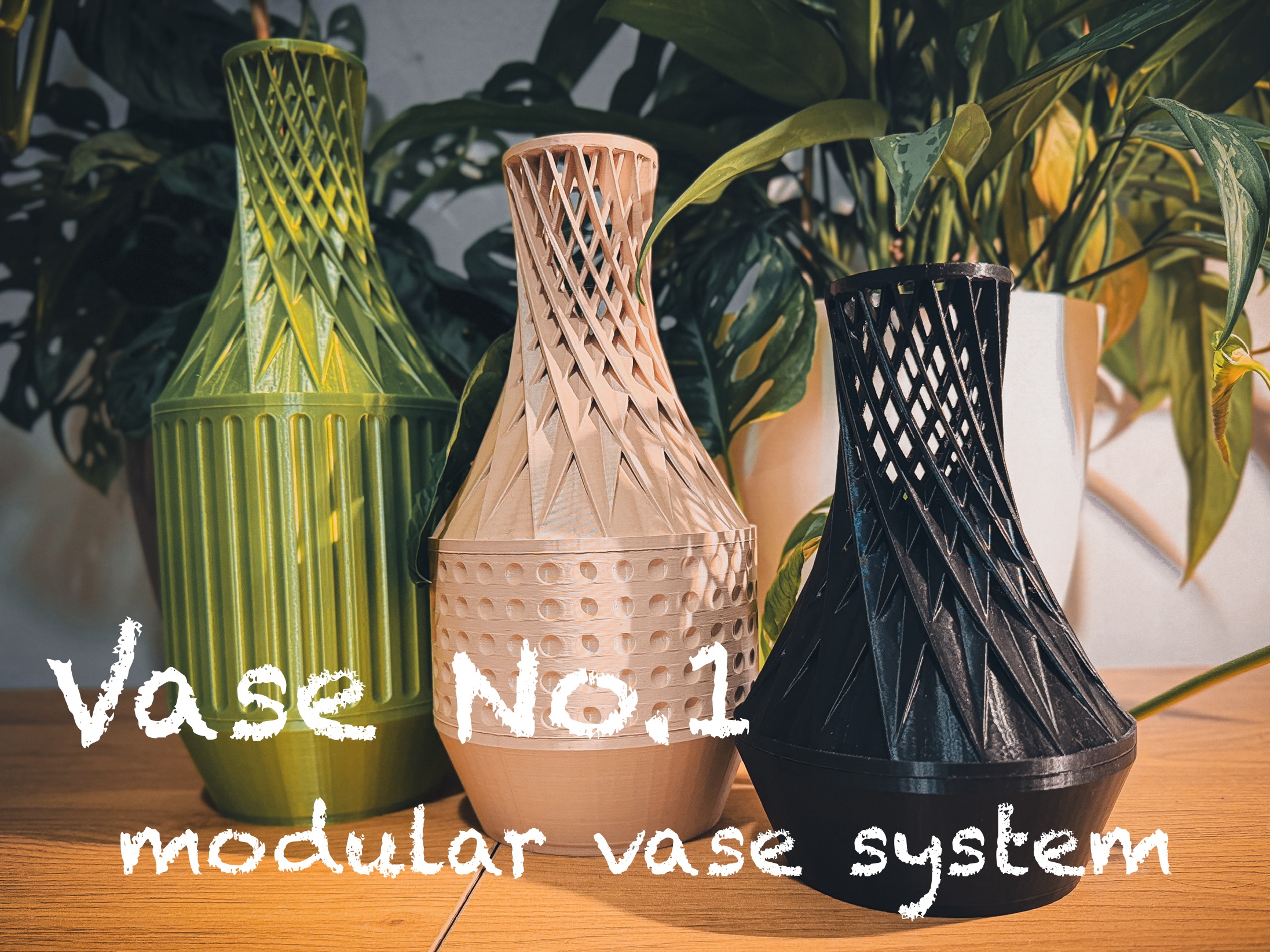 Vase No.1 modular by Michal Hlaváč | Download free STL model ...