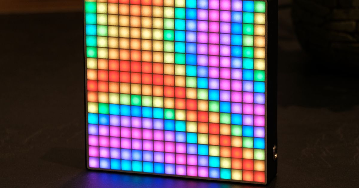 Led Matrix 16 x 16 With Sound Reactivity, Powered By Usb Type C, Wled ...