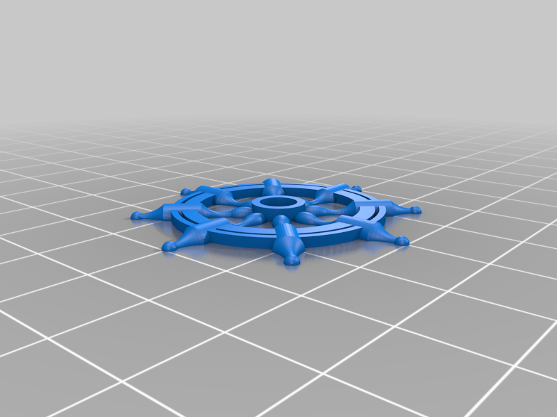 RUEDA TIMÓN RUDDER WHEEL by EOLO | Download free STL model | Printables.com