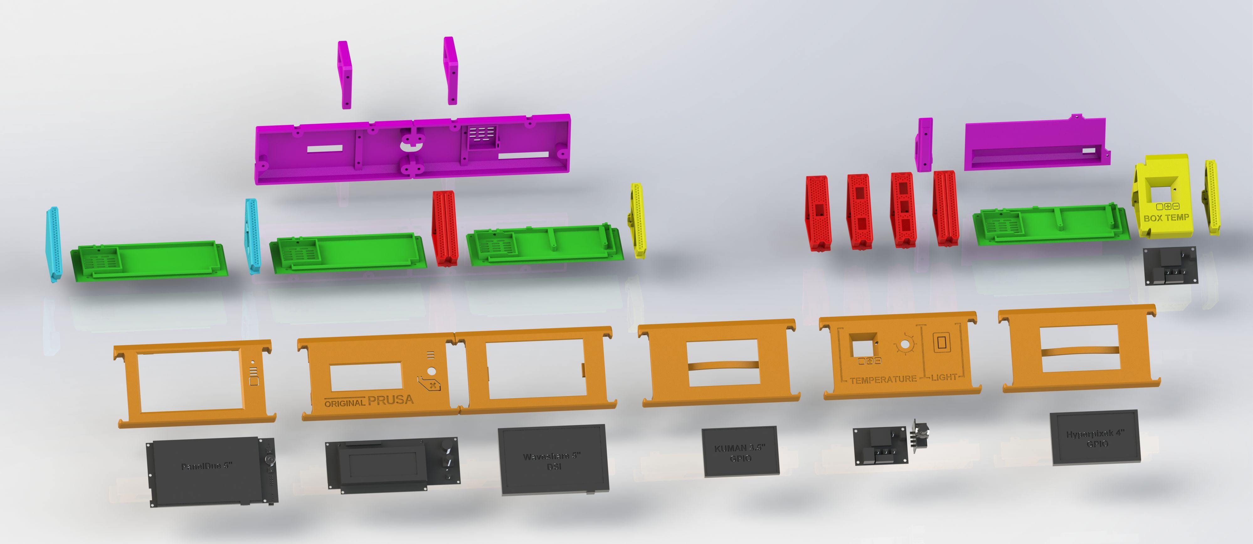 Modular control panel for 3D printer od autora Printer Box | Stáhněte ...