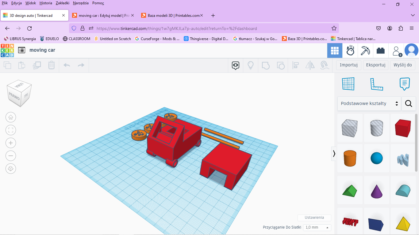 Moving Car By Szynka Download Free Stl Model