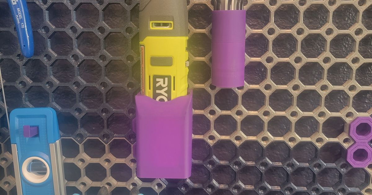 Ryobi USB Lithium Rotary Tool Holder for Multiboard by J3D_Designs ...