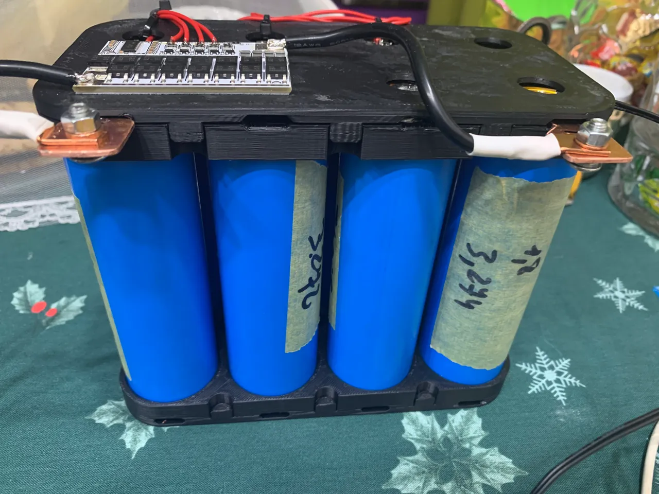 Lifepo4 40135 EVE Battery Cell Holder with cover by Maxym Bohdan ...