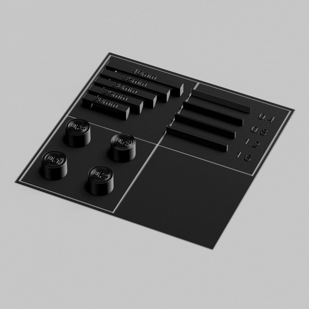 4 tests in 1 3D Printer Calibration Test - Cancel Object Supported ...