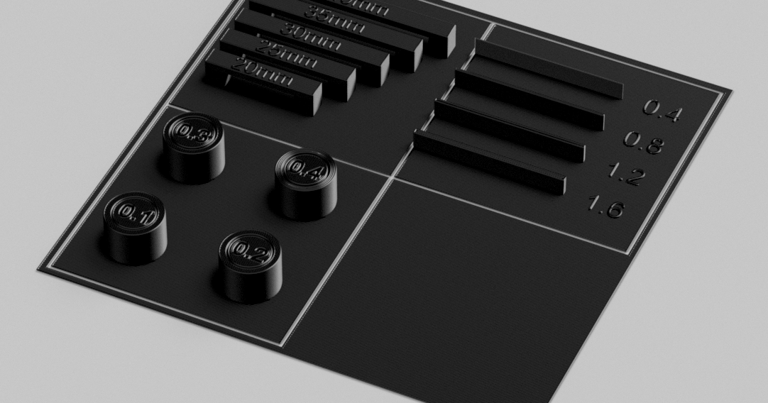 4 tests in 1 3D Printer Calibration Test - Cancel Object Supported ...