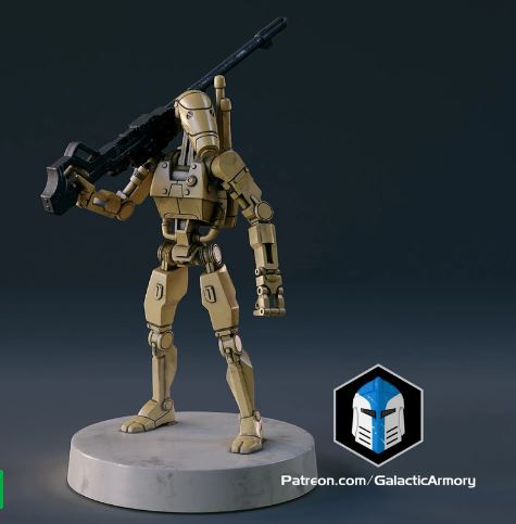 Battle Droid by Darklord Rocky | Download free STL model | Printables.com
