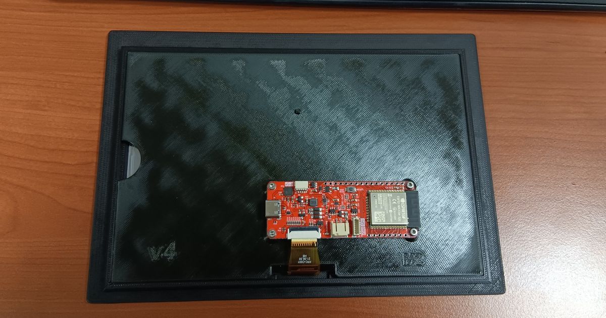 Simple frame for 7.5" epaper display - ESPink by Czech maker | Download ...