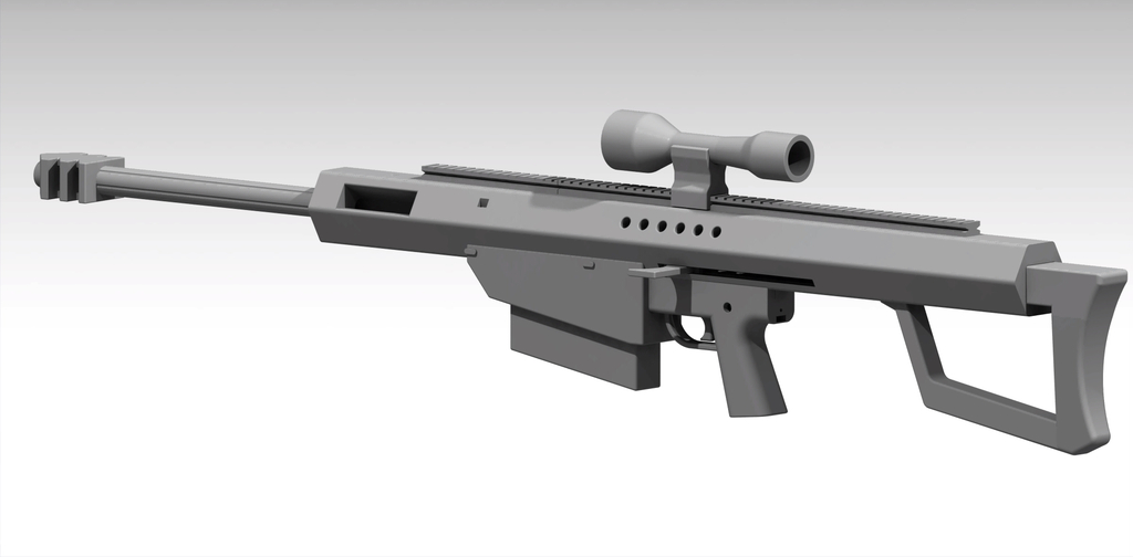 Caliber 50 Soft bullet gun (sling shot rubber) by Lukass | Download ...