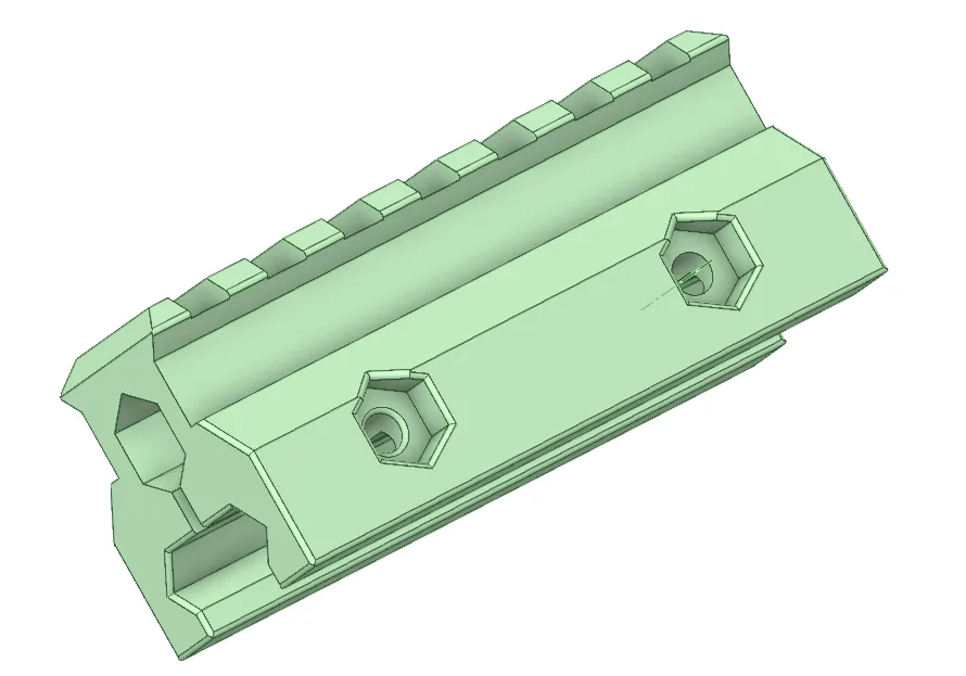 Picatinny Riser by FrankW | Download free STL model | Printables.com