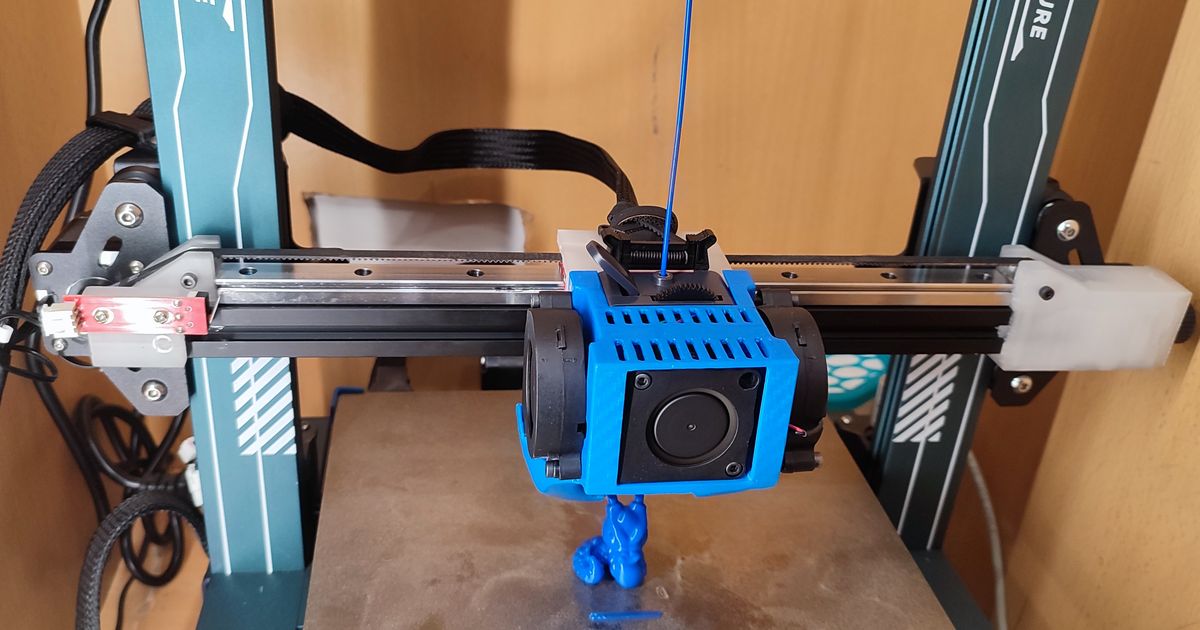 Neptune 4PRO X Axis Linear Rail Mod por TridactylCape | Descargar ...