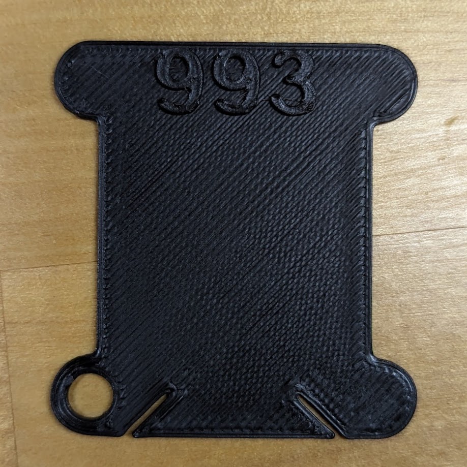 Floss Bobbins with DMC Color Labels by EmeraldFlame | Download free STL ...