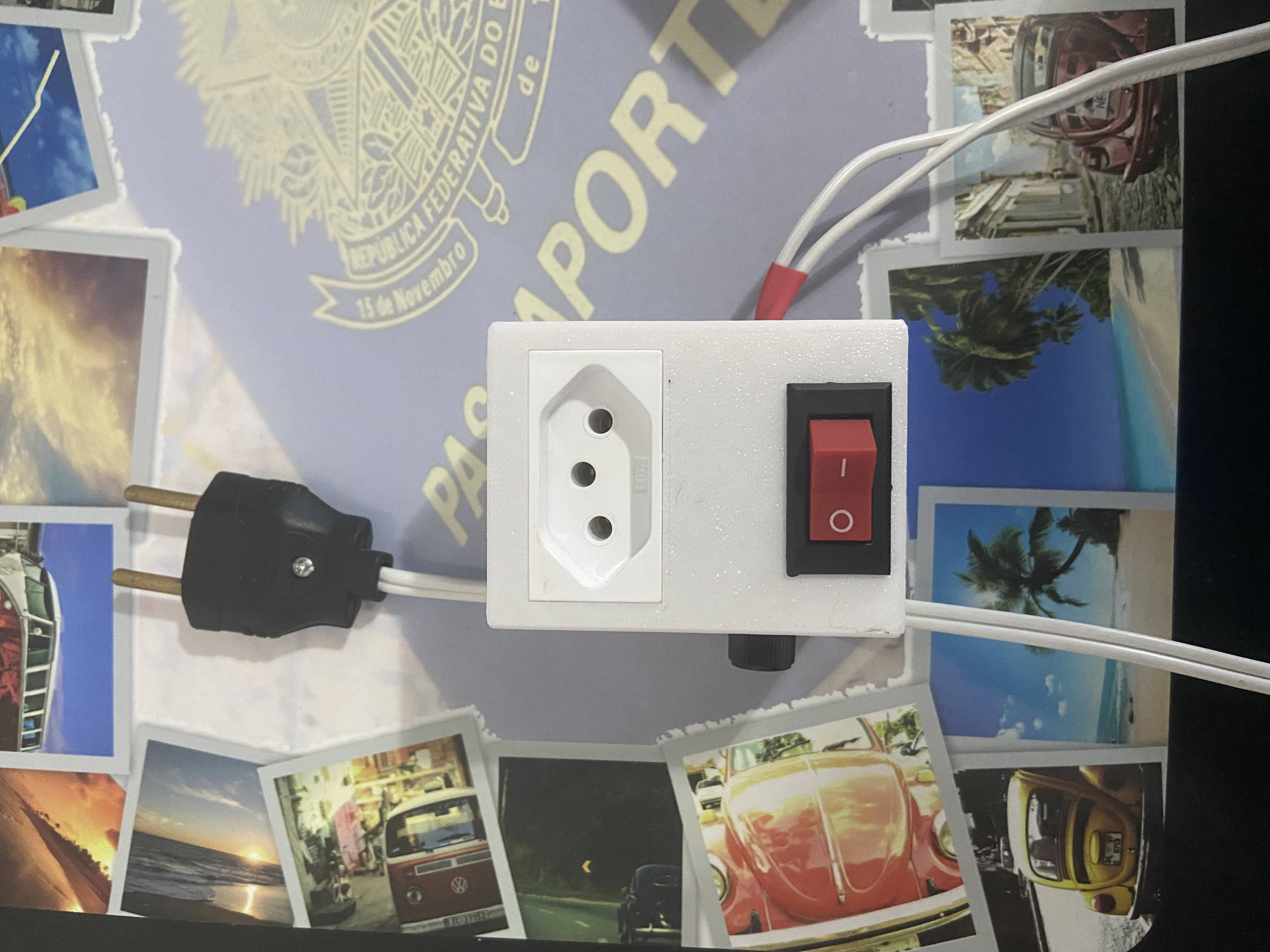 Type N (Brazil) socket box with fuse and KCD6-101 by Victor Larodiel ...