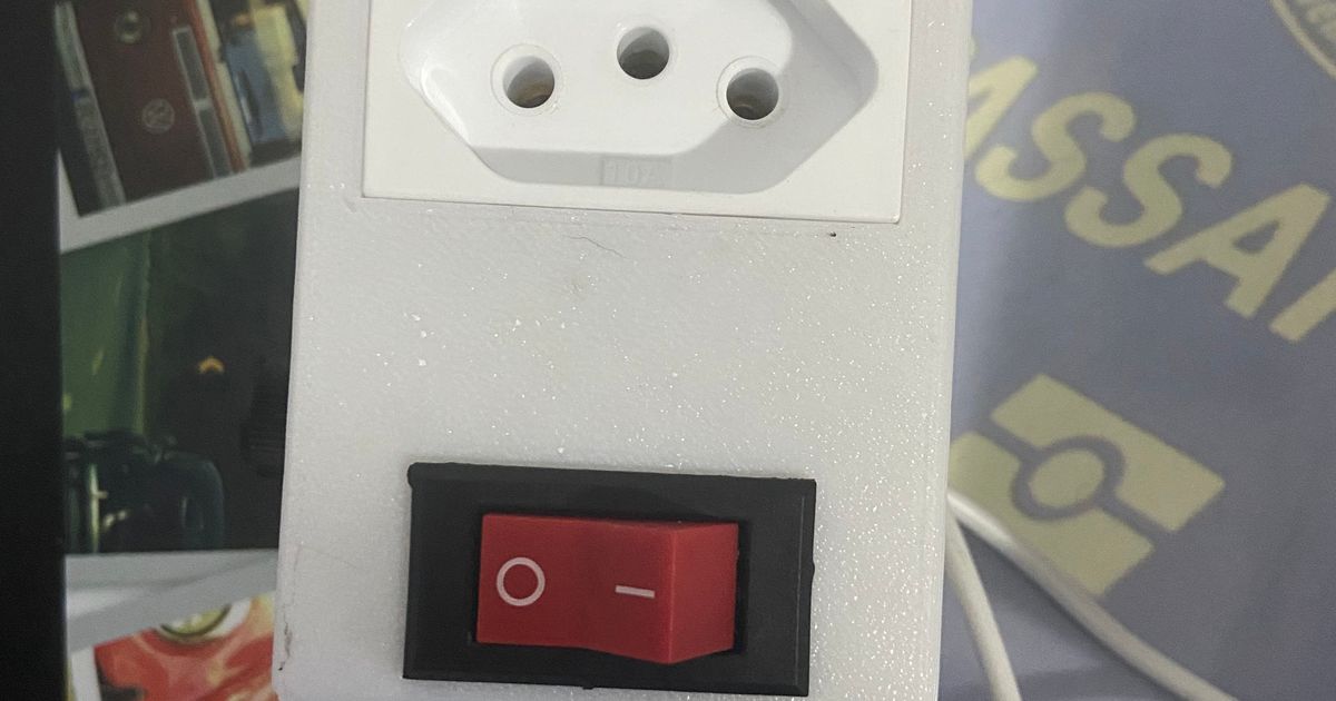 Type N (Brazil) socket box with fuse and KCD6-101 by Victor Larodiel ...