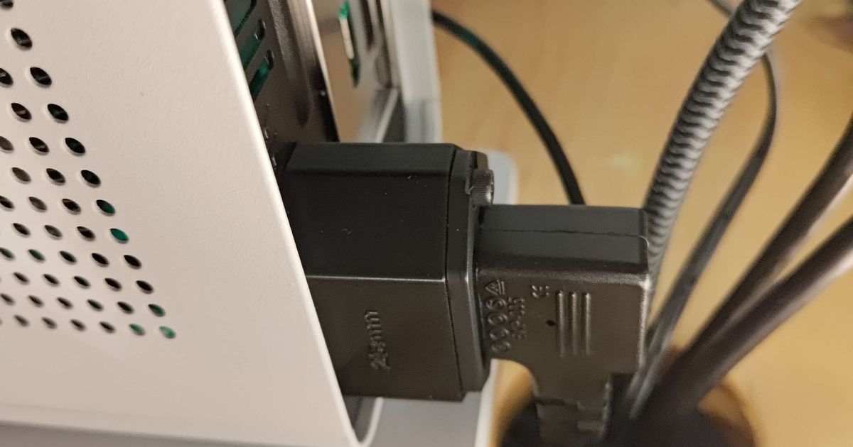 Fractal Ridge Internal PSU Cable Spacer by Woogies | Download free STL ...