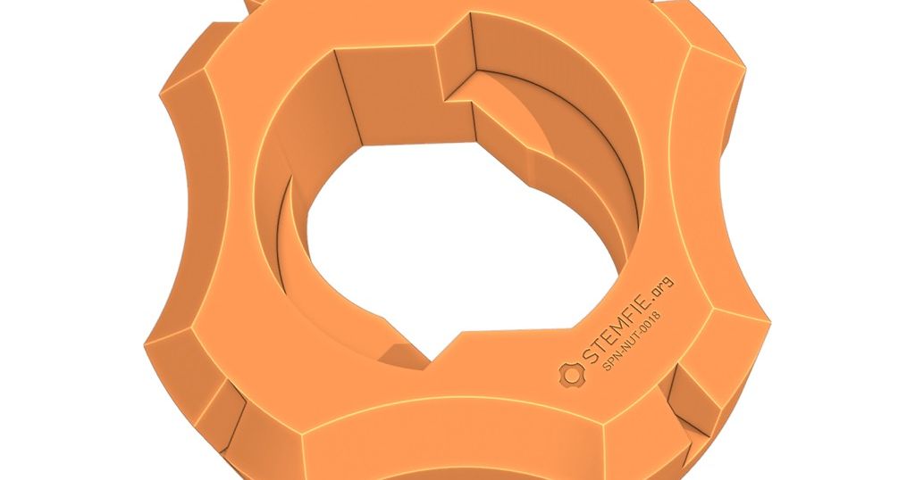STEMFIE - Fasteners - Nuts - Cam-Locking - Open by Stemfie3D | Download ...