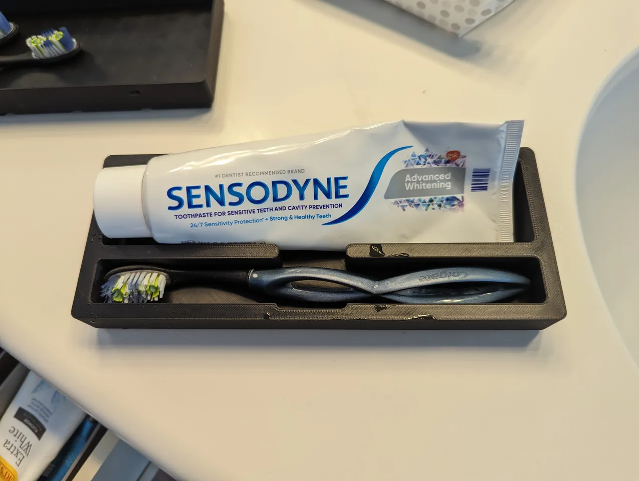 Gridfinity - toothbrush/toothpaste/floss holders by Matt Lovett ...