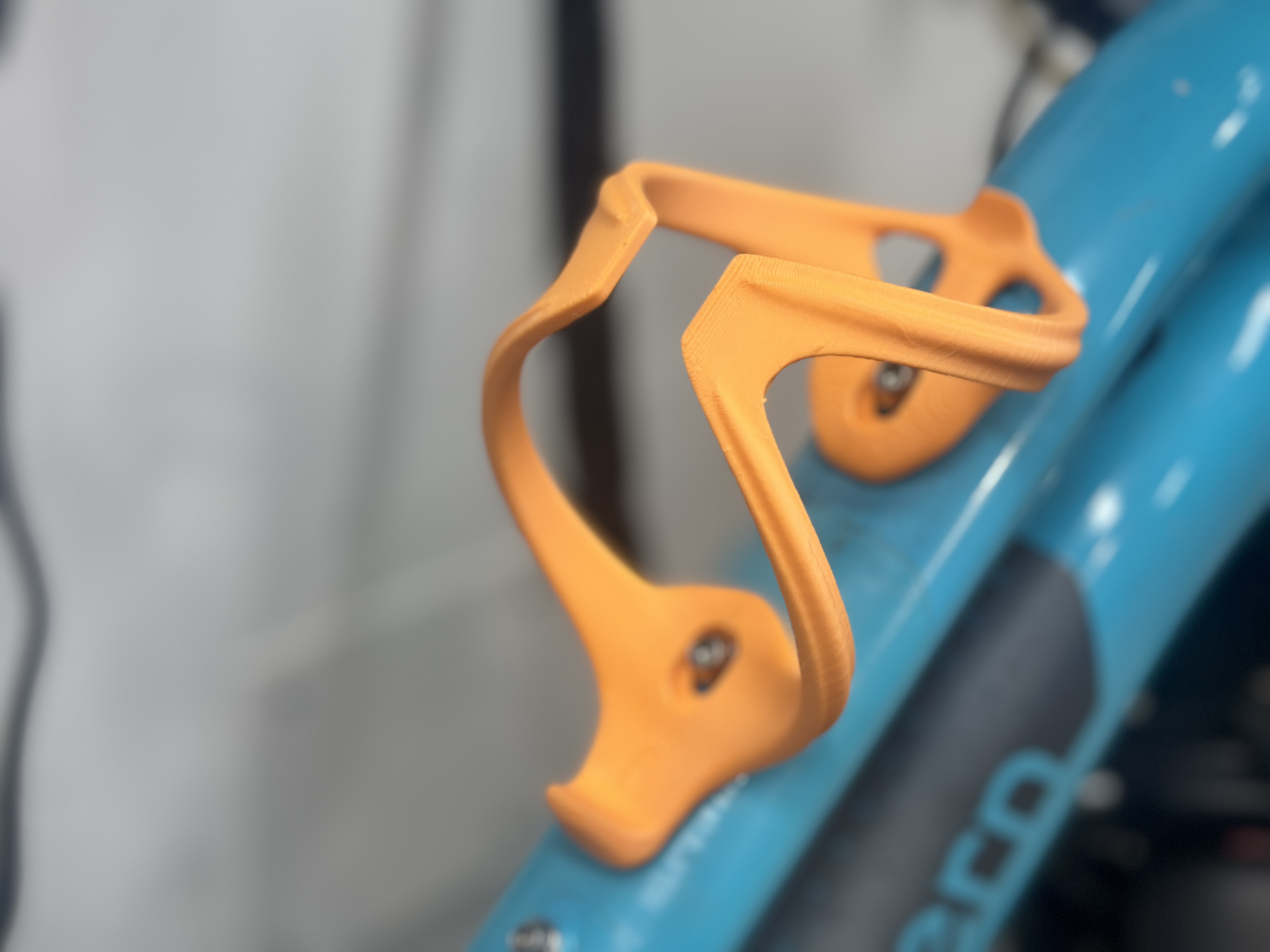 Simple bike bottle cage mount by maxelman | Download free STL model | Printables.com