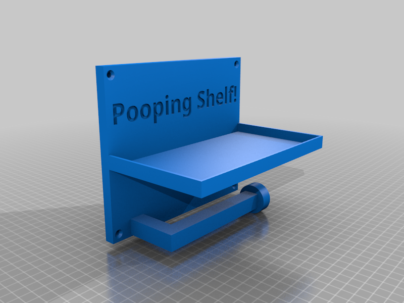 Pooping Shelf by Christian Bie Knudegaard | Download free STL model ...