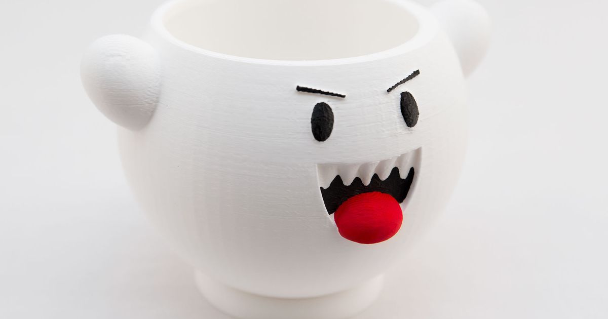 Mario Boo by Adafruit | Download free STL model | Printables.com