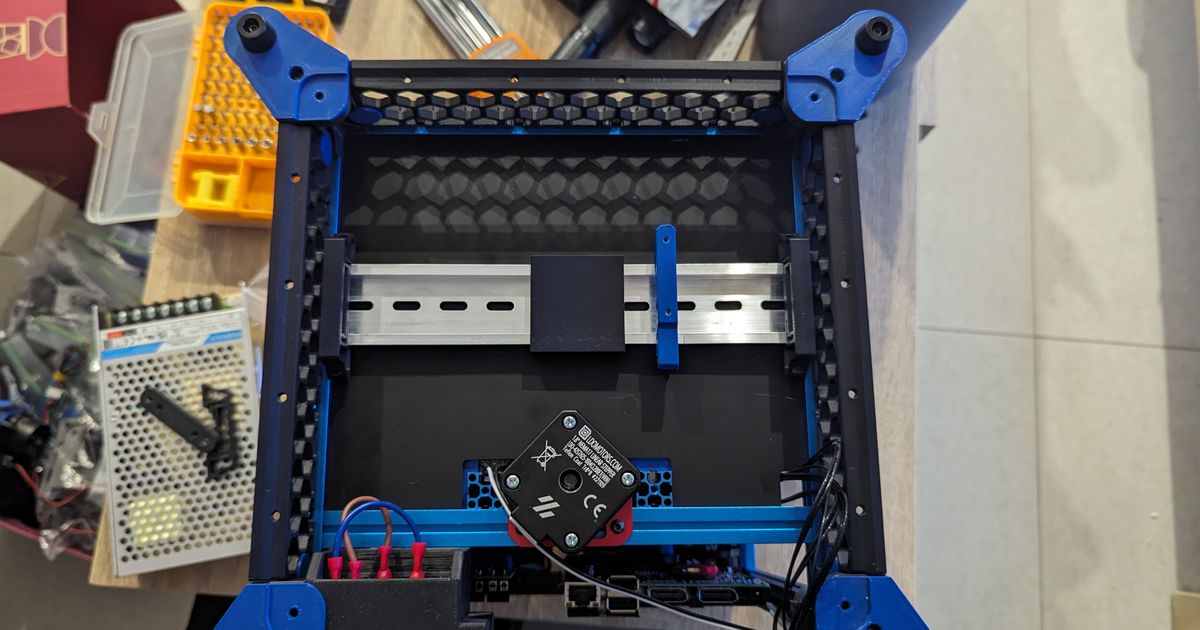 Voron V0 PSU DIN rail mod por HakunaMatata | Descargar modelo STL ...