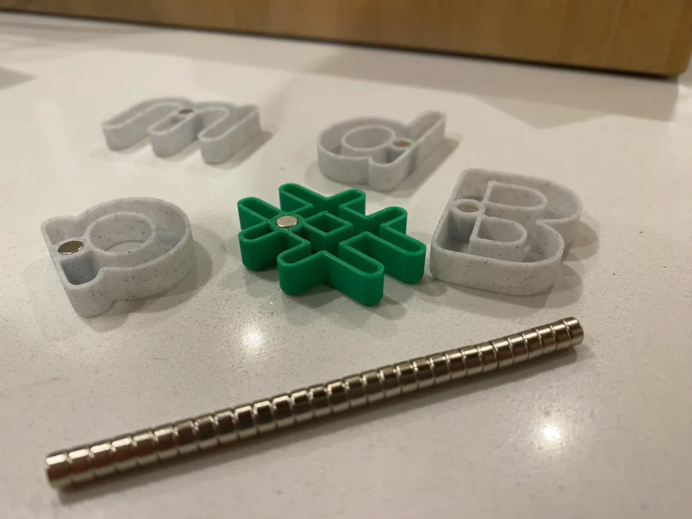Fridge Magnet Alphabet by Hallum | Download free STL model | Printables.com