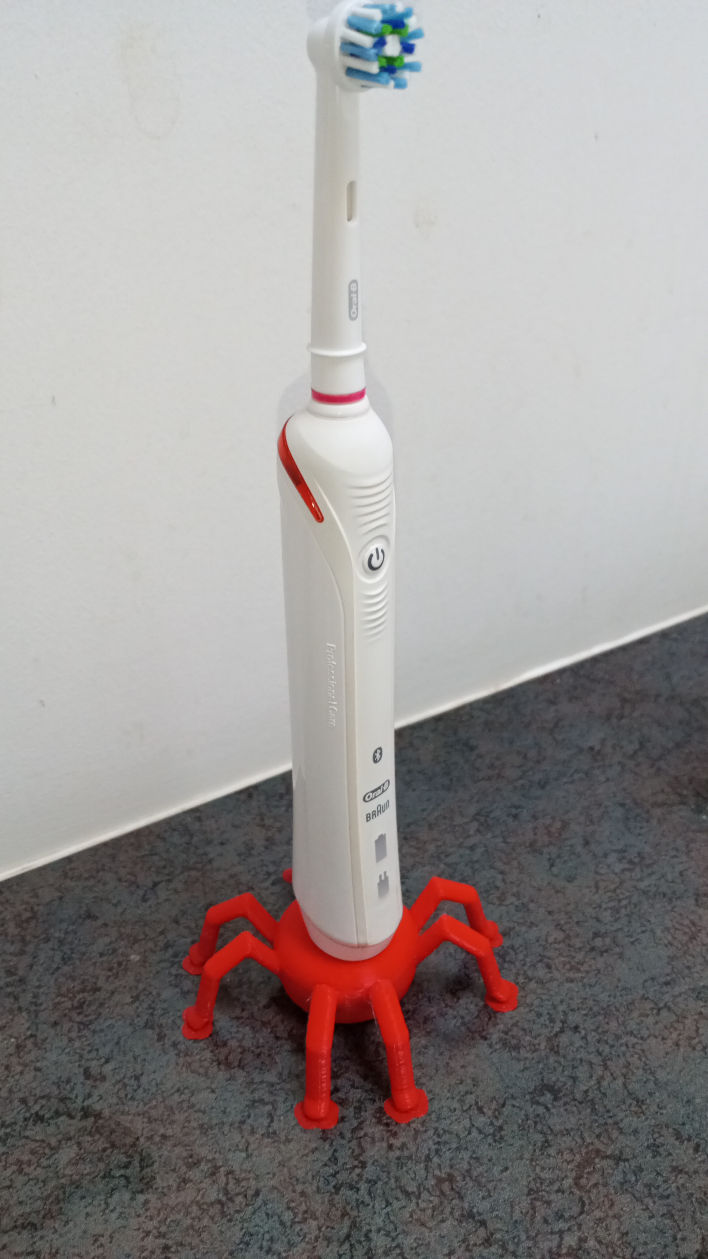 Spider Toothbrush Stand (Oral-B Fitting) by dumskillz | Download free ...