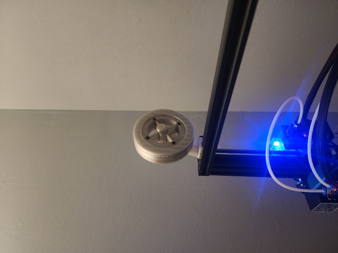 Mini Spooler Filament Holder Mount by BarTroll | Download free STL ...