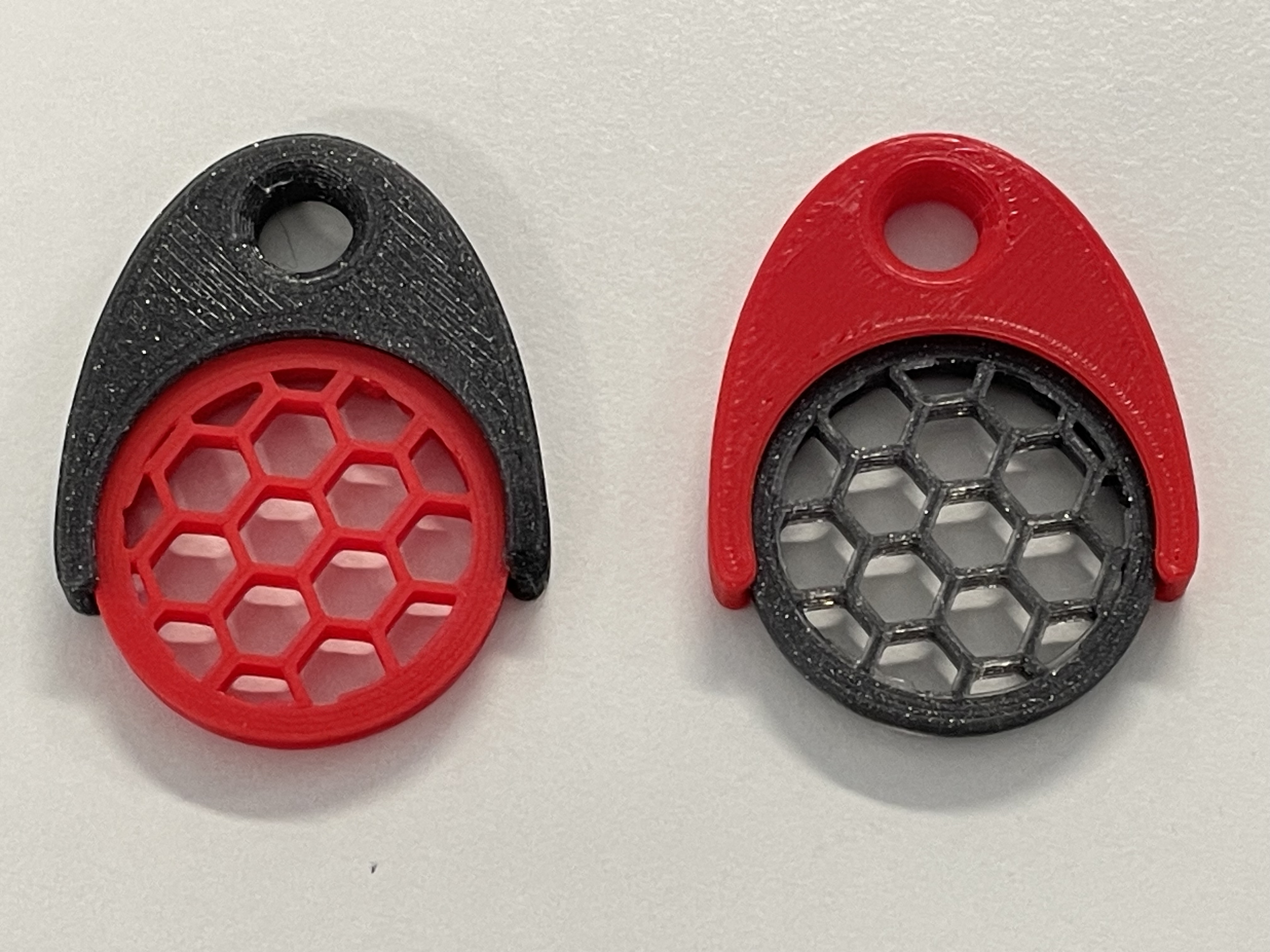Keychain Token Hex by Javar | Download free STL model | Printables.com