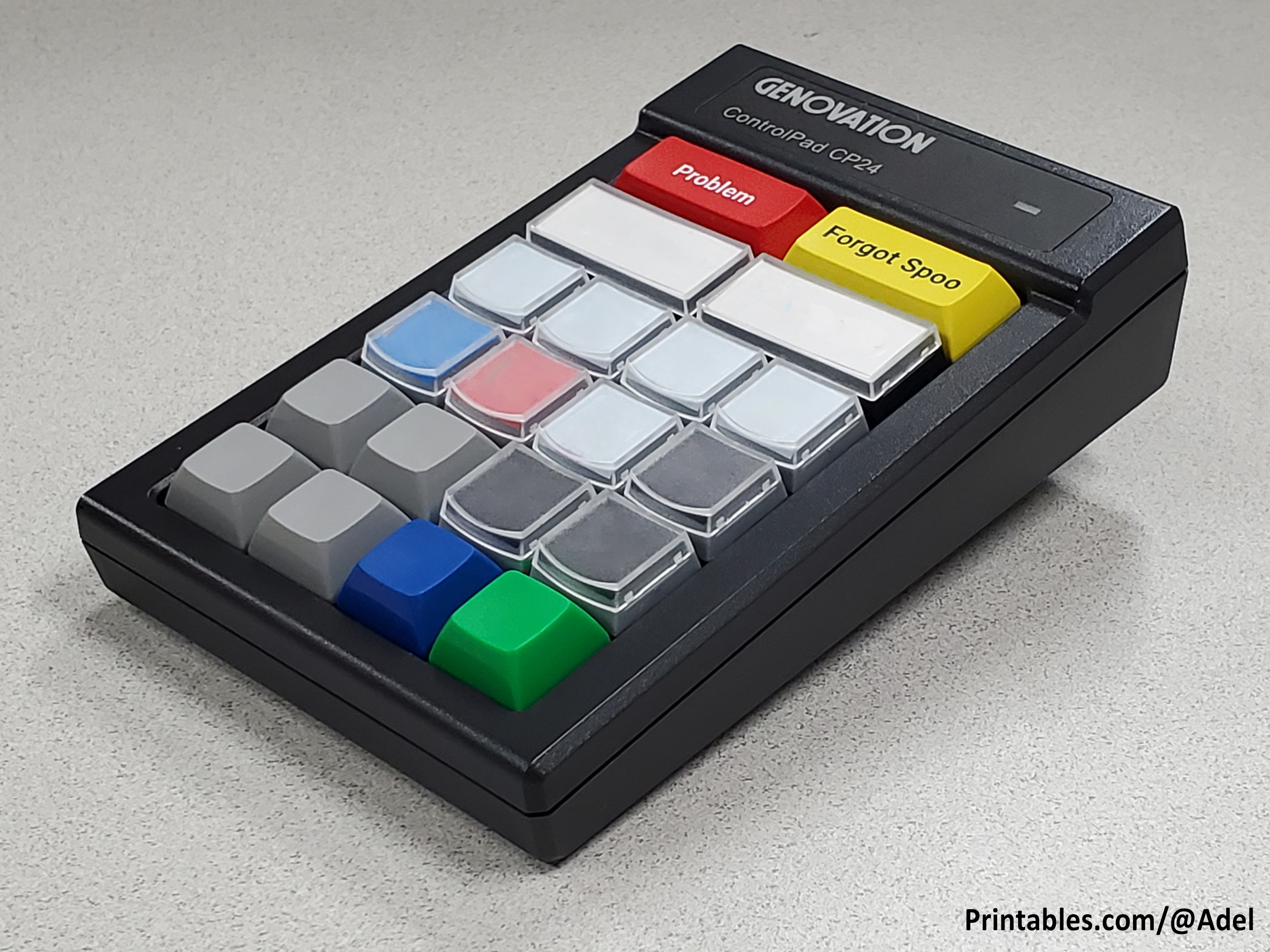 Genovation ControlPad CP24 Riser by Adel | Download free STL model ...