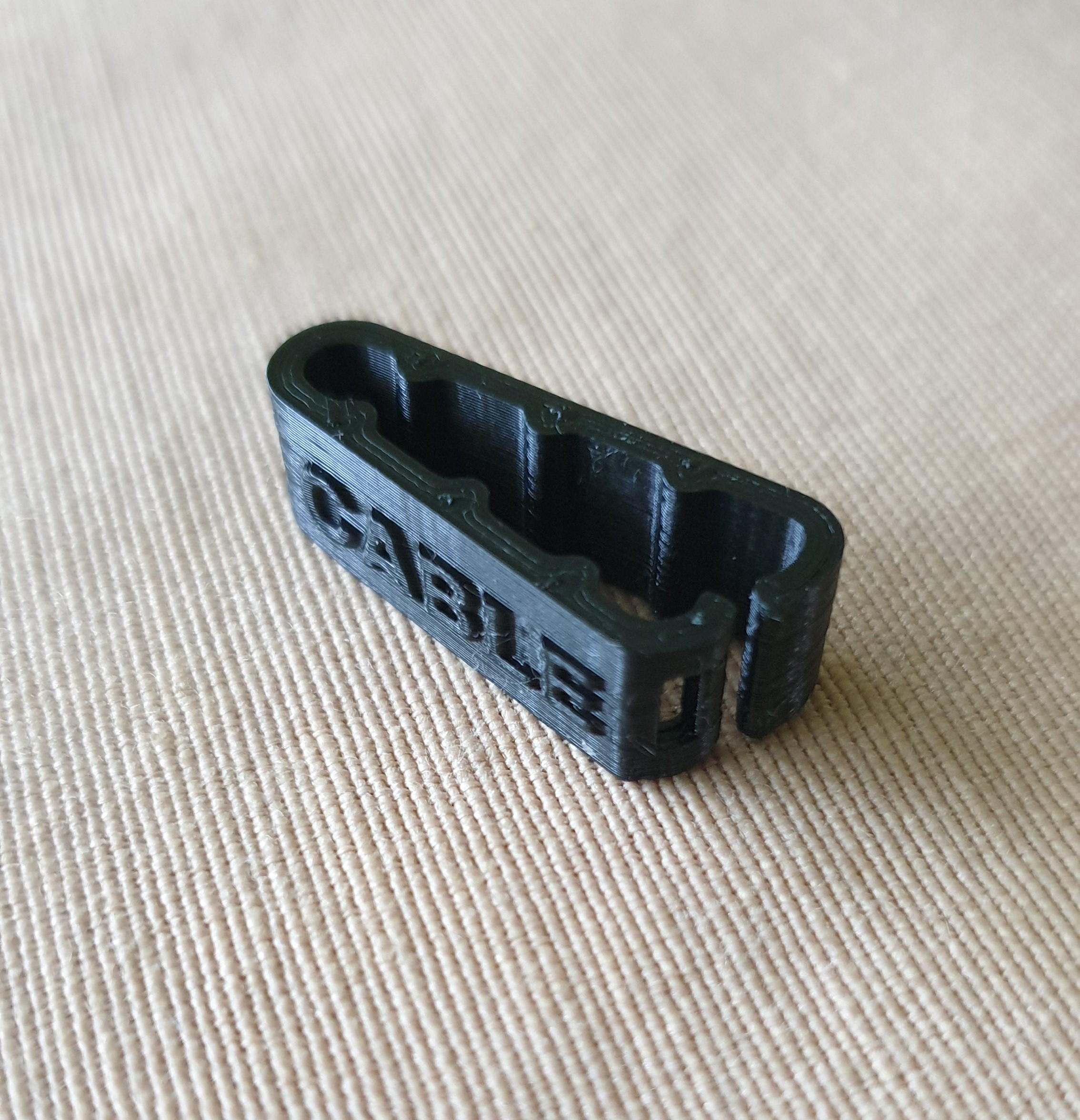 Clip para cables. Cable clip by MR3D | Download free STL model ...