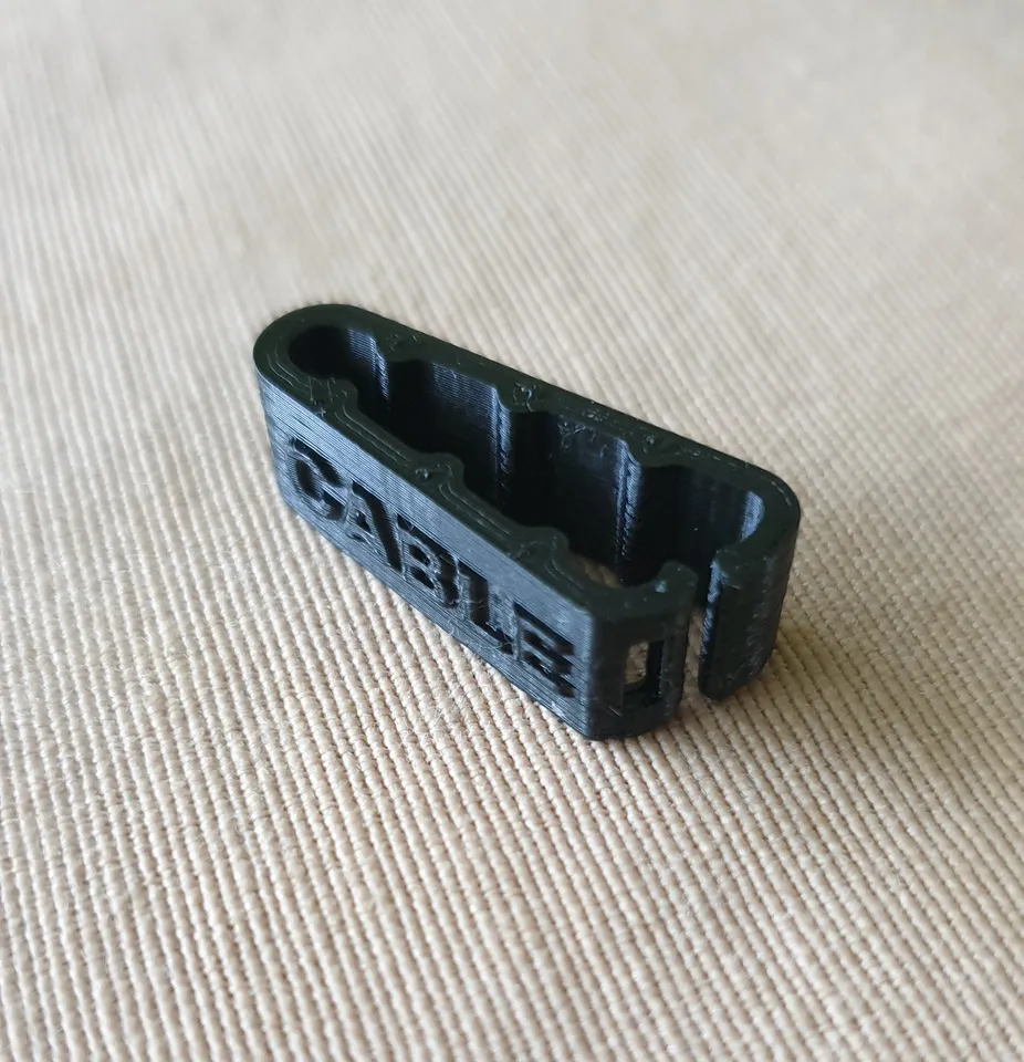 Clip para cables. Cable clip by MR3D | Download free STL model ...