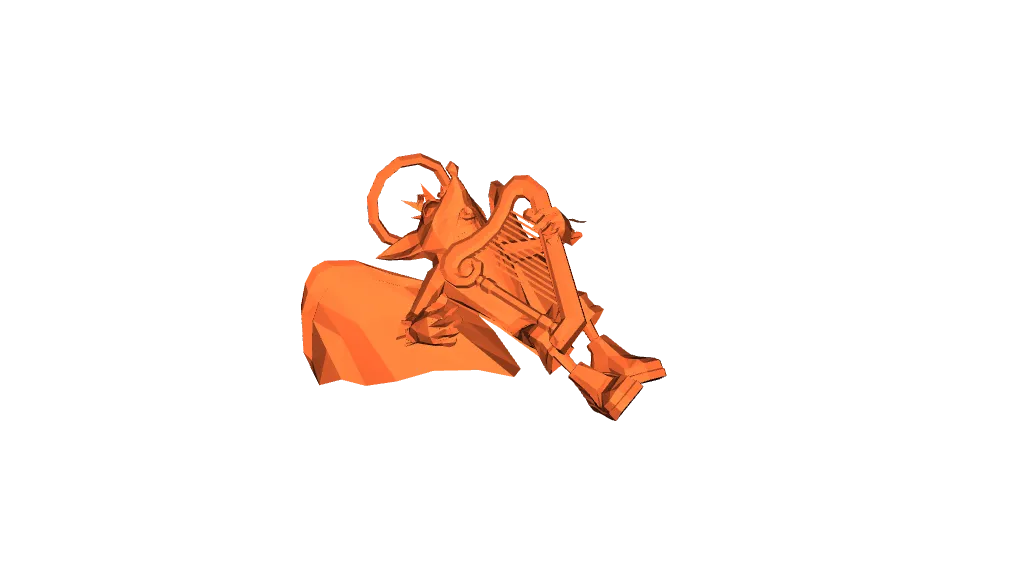 Crash Bandicoot Angel by Karol-IT | Download free STL model ...