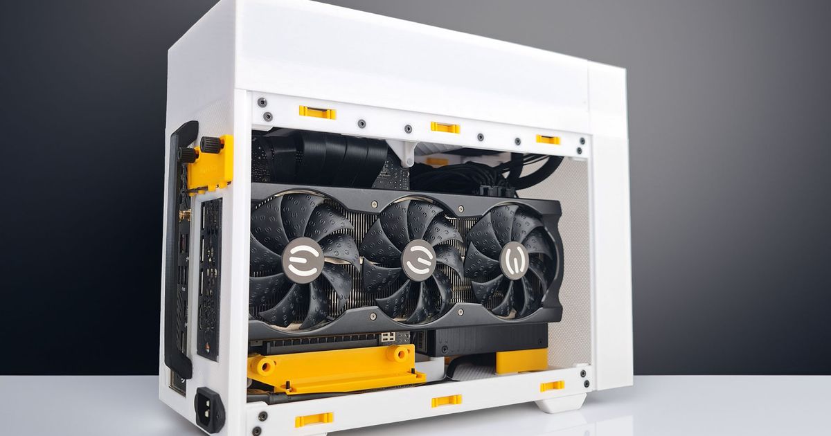 Watercooled PC Case - MODCASE 3D 13.3L ITX by Haydn Bao | Printables Store