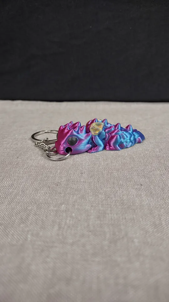 Baby Dragon Fidget Keychain by Built_Over_Bot | Download free STL model ...