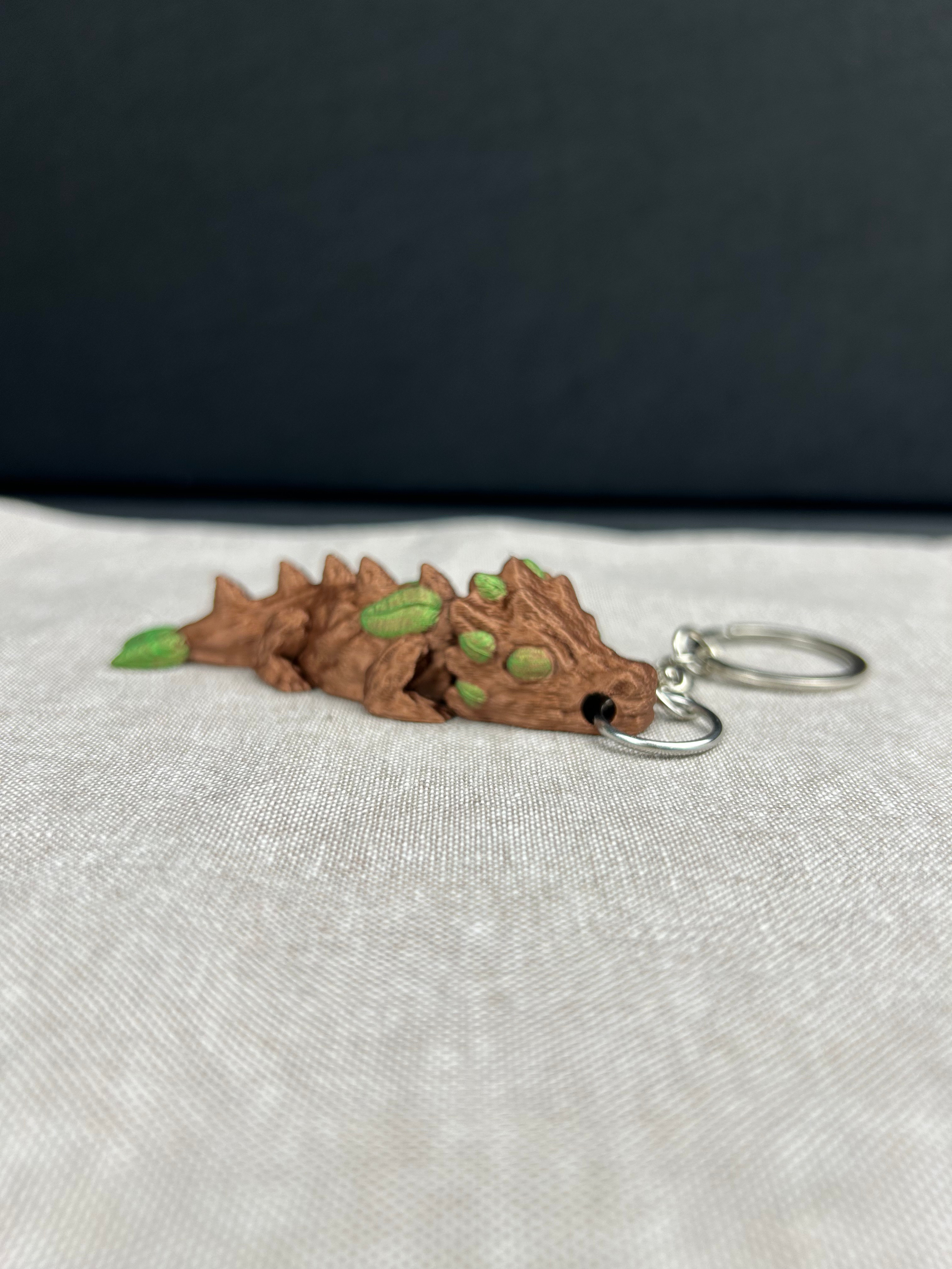 Tree Dragon Keychain by Built_Over_Bot | Printables Store