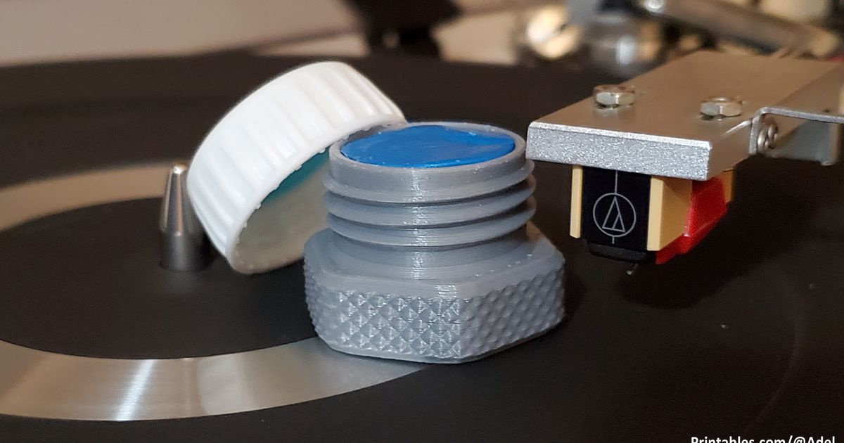 Phonograph / Turntable Stylus Cleaner by Adel | Download free STL model ...