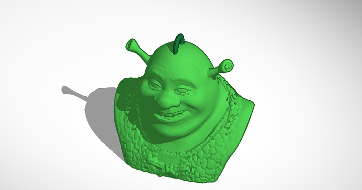 Shrek bust ornament by Fregity | Download free STL model | Printables.com