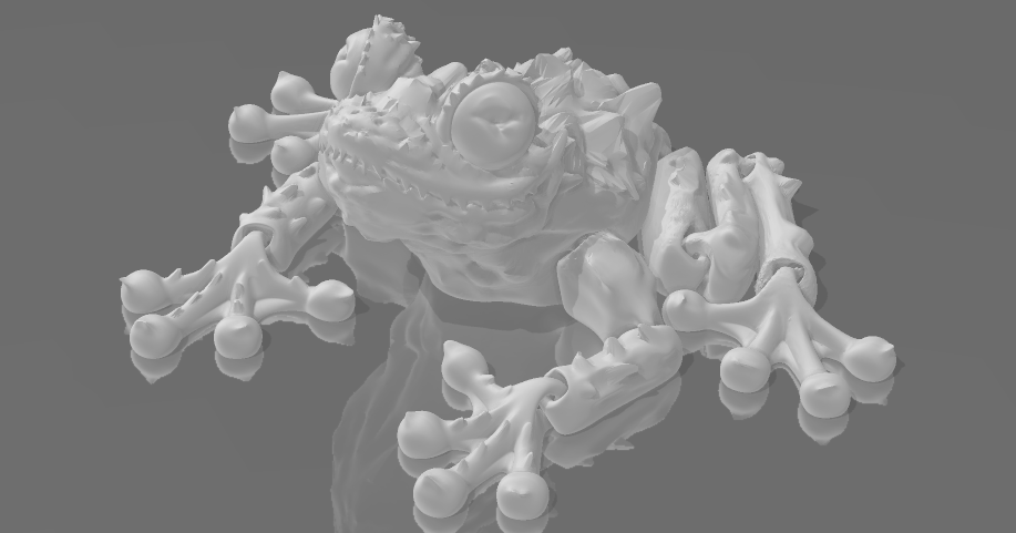 Flexi_Frog_Mutant by TAF 3D printig do LIDL | Download free STL model ...