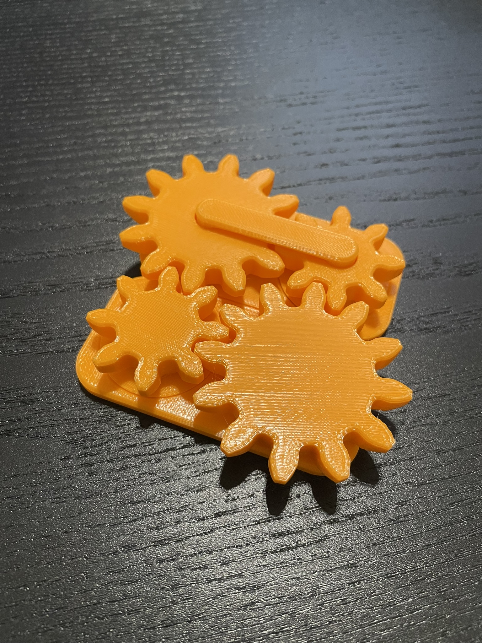 Print in place rotating gears toy by pmate | Download free STL model ...