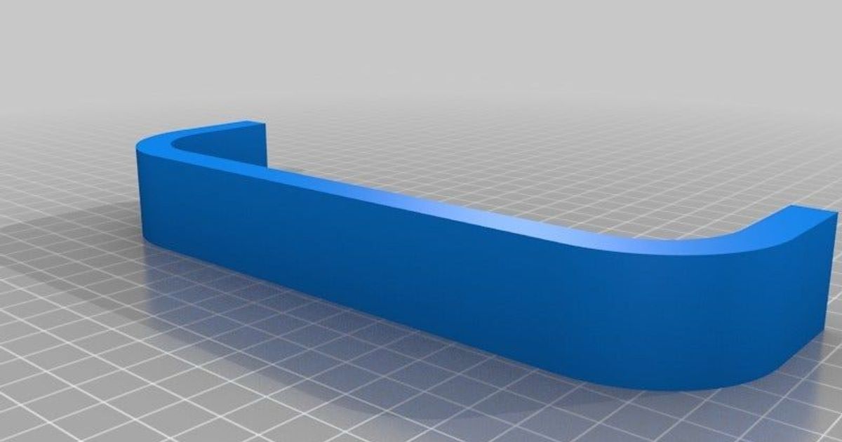 Simple D Handle by FormaCNC | Download free STL model | Printables.com