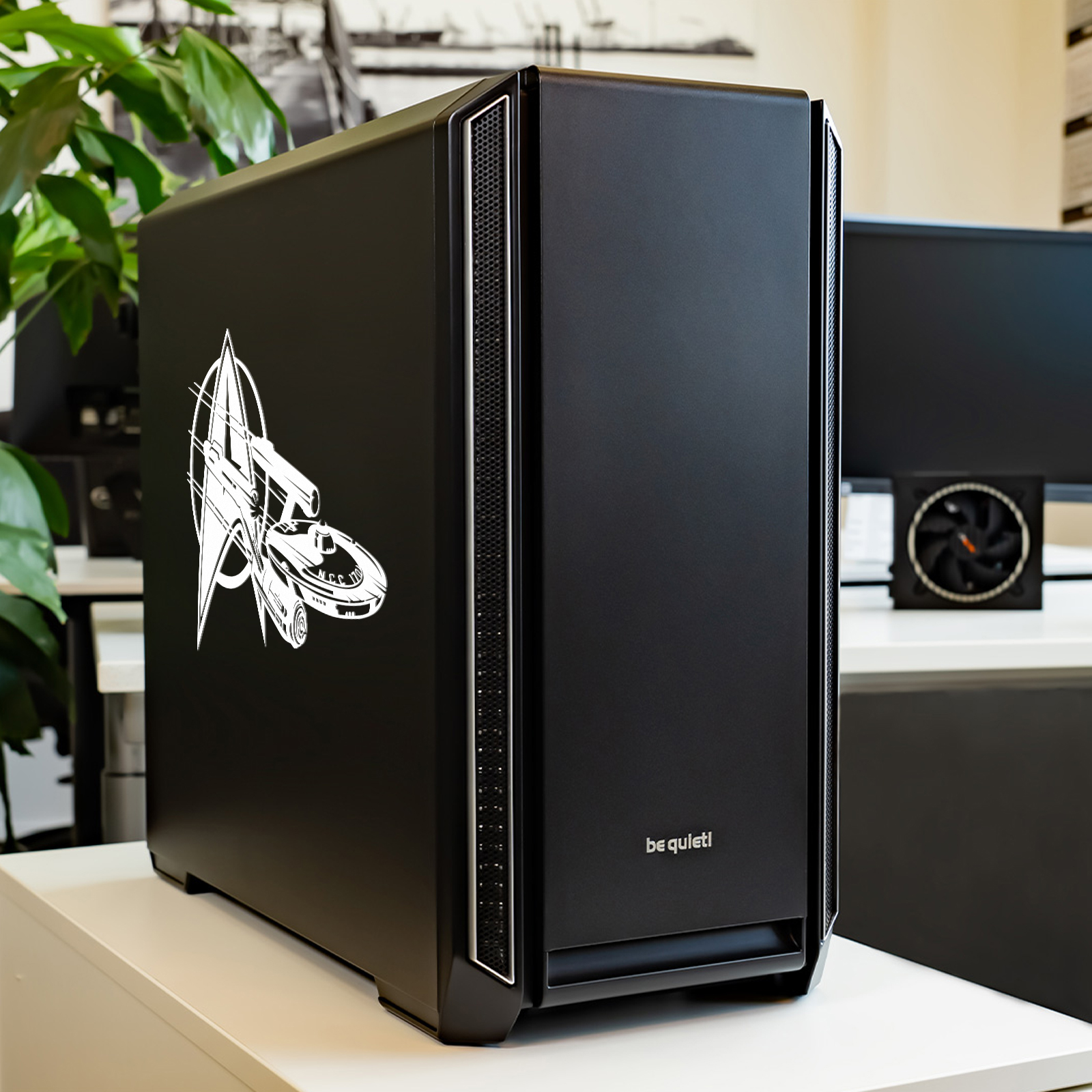 Star Trek Enterprise NCC-1701 PC case art by Kamteix | Download free ...