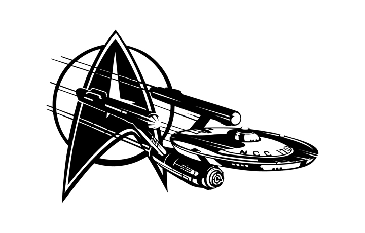 Star Trek Enterprise NCC-1701 PC case art by Kamteix | Download free ...
