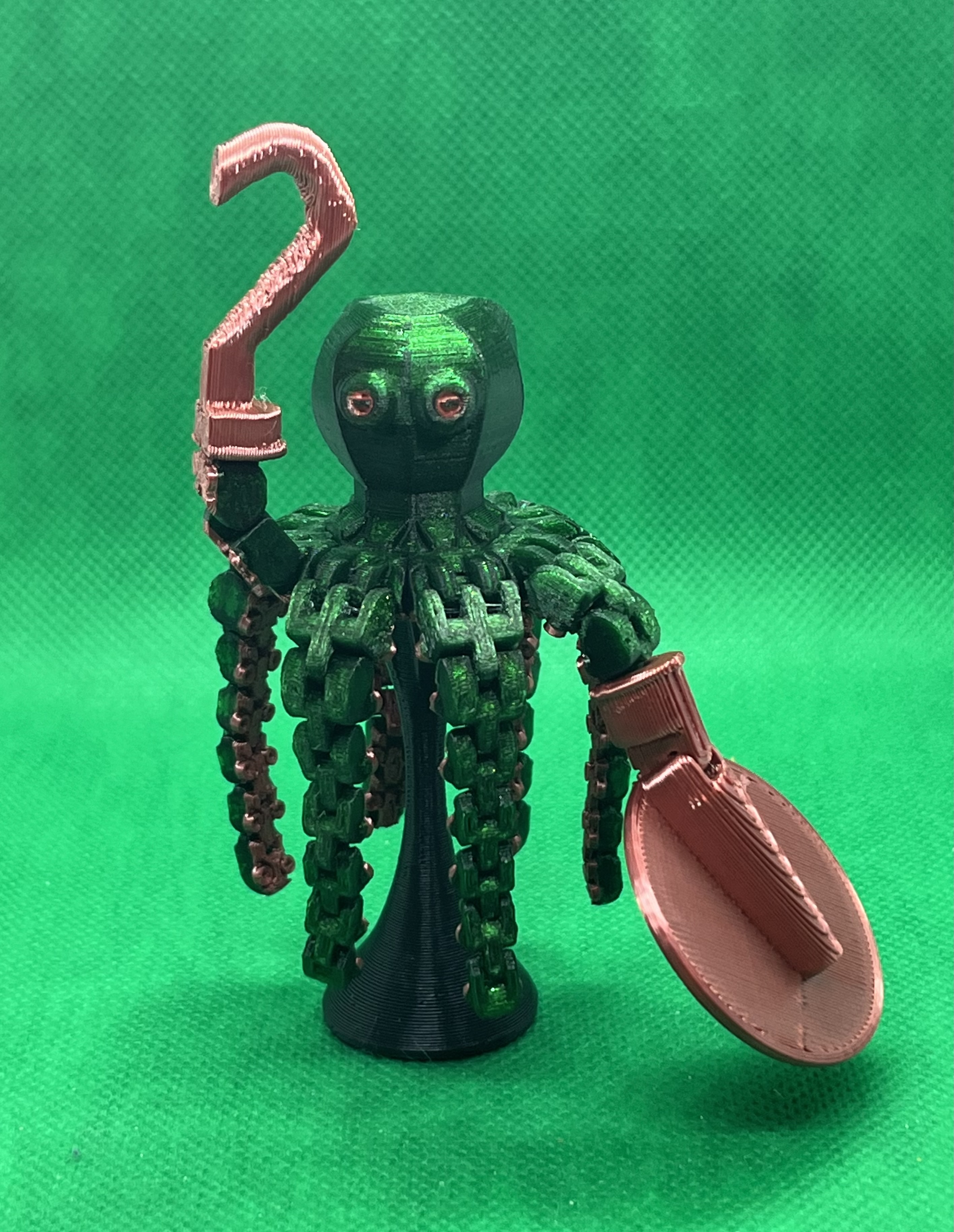 Articulated Print in Place Octopus- Service Pack 1 by MajerDave ...