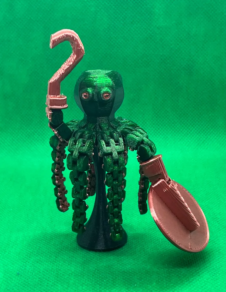 Articulated Octopus with armor by MajerDave | Download free STL model ...