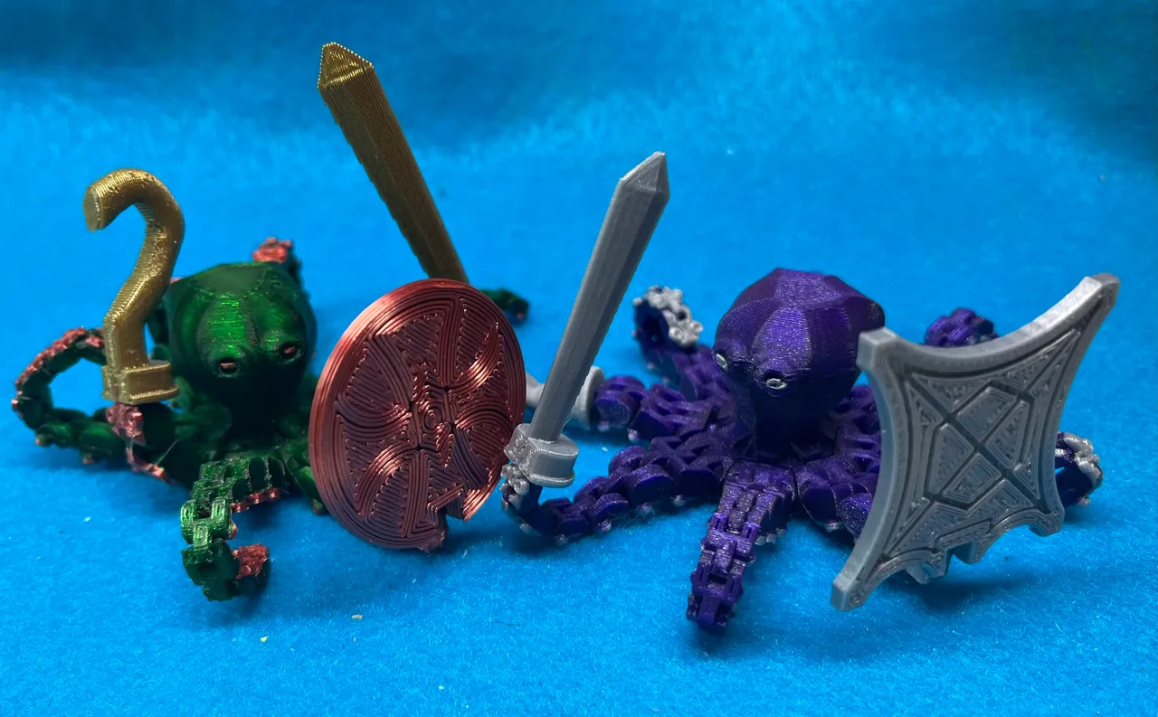 Articulated Octopus with armor by MajerDave | Download free STL model ...