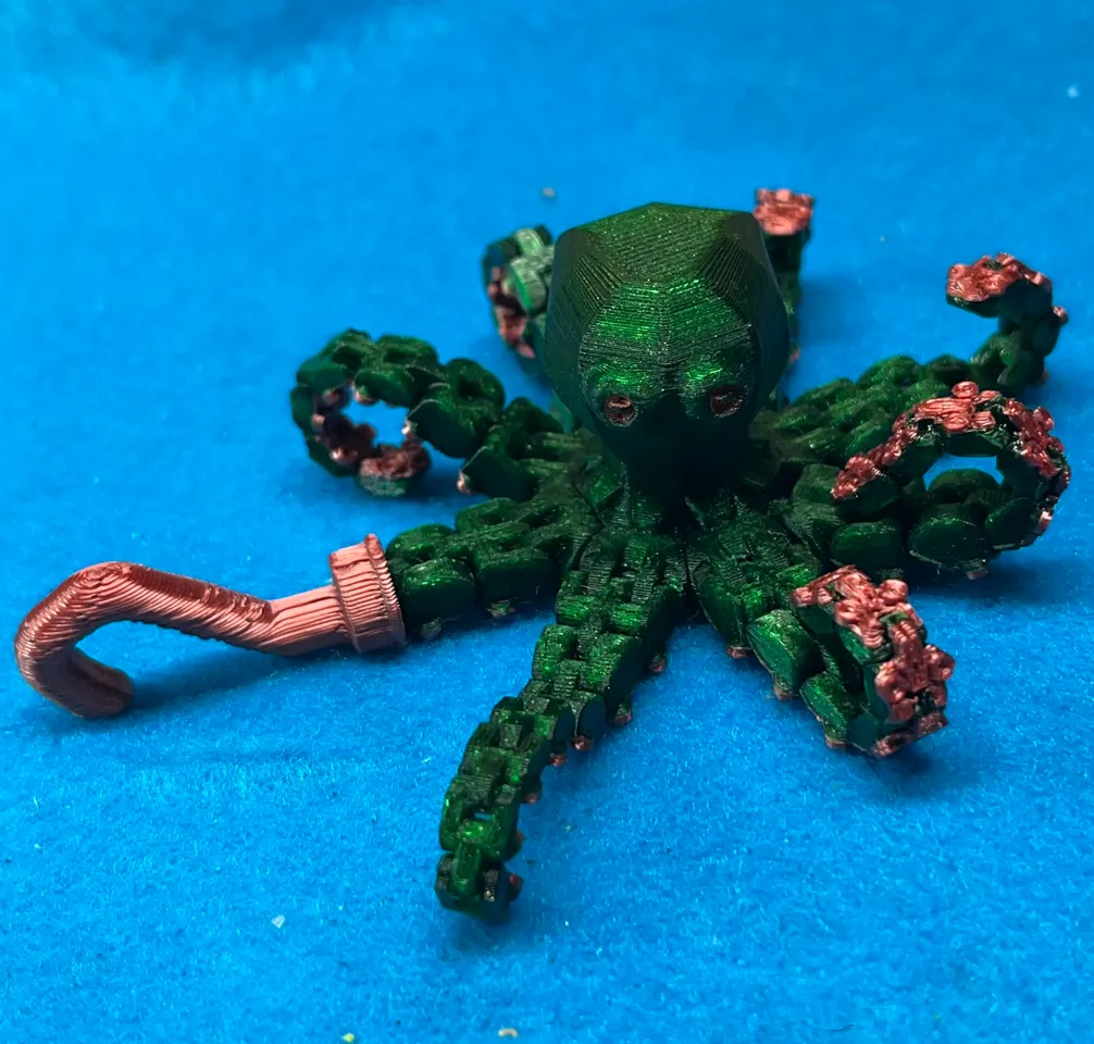Articulated Octopus with armor by MajerDave | Download free STL model ...