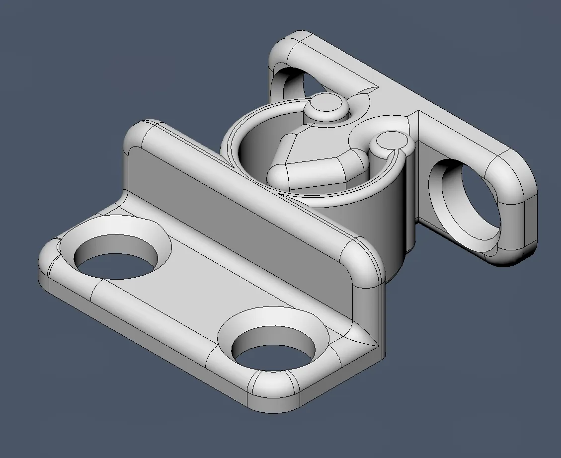 Door Clip Latch by jattie | Download free STL model | Printables.com