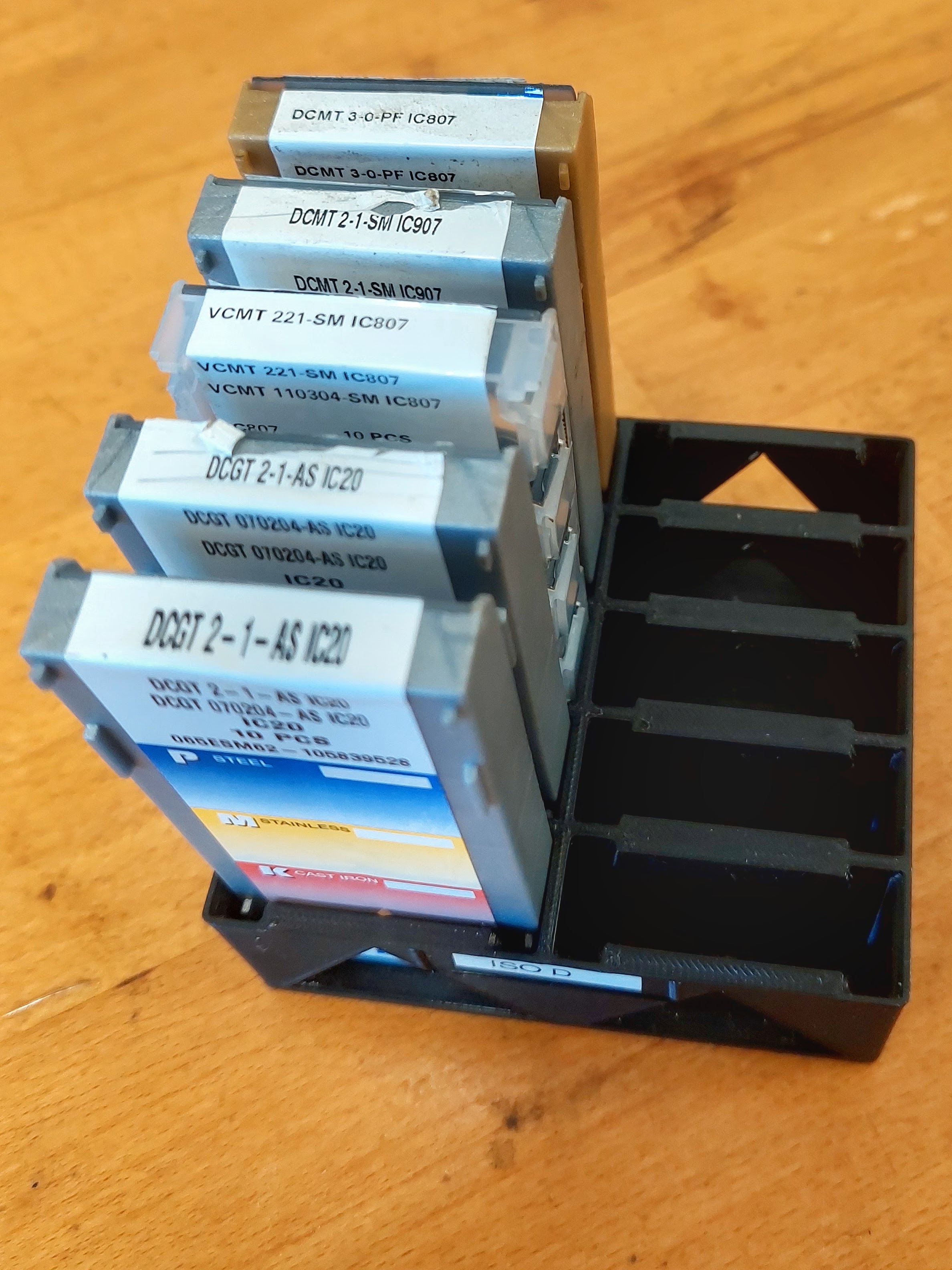 Efficient Organizer for Carbide Insert Boxes by Jindra | Download free ...