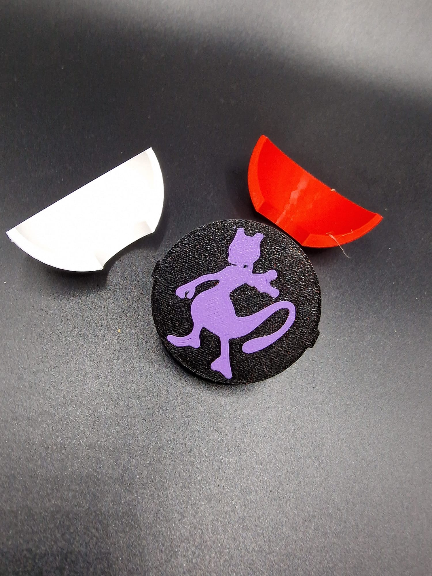Pokeball Keychain Mewtwo Edition by NickR1983 | Download free STL model ...